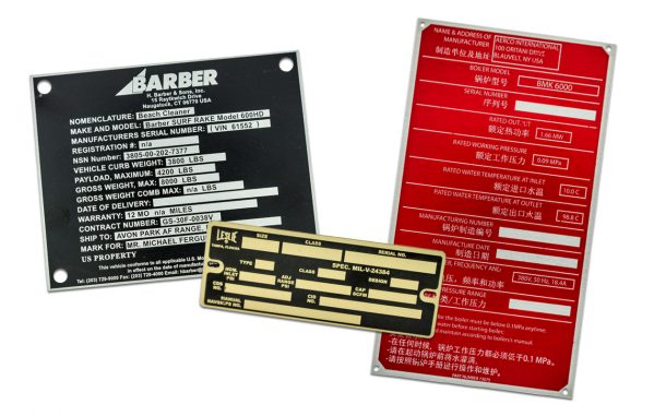 Custom nameplates - Quality Name Plate